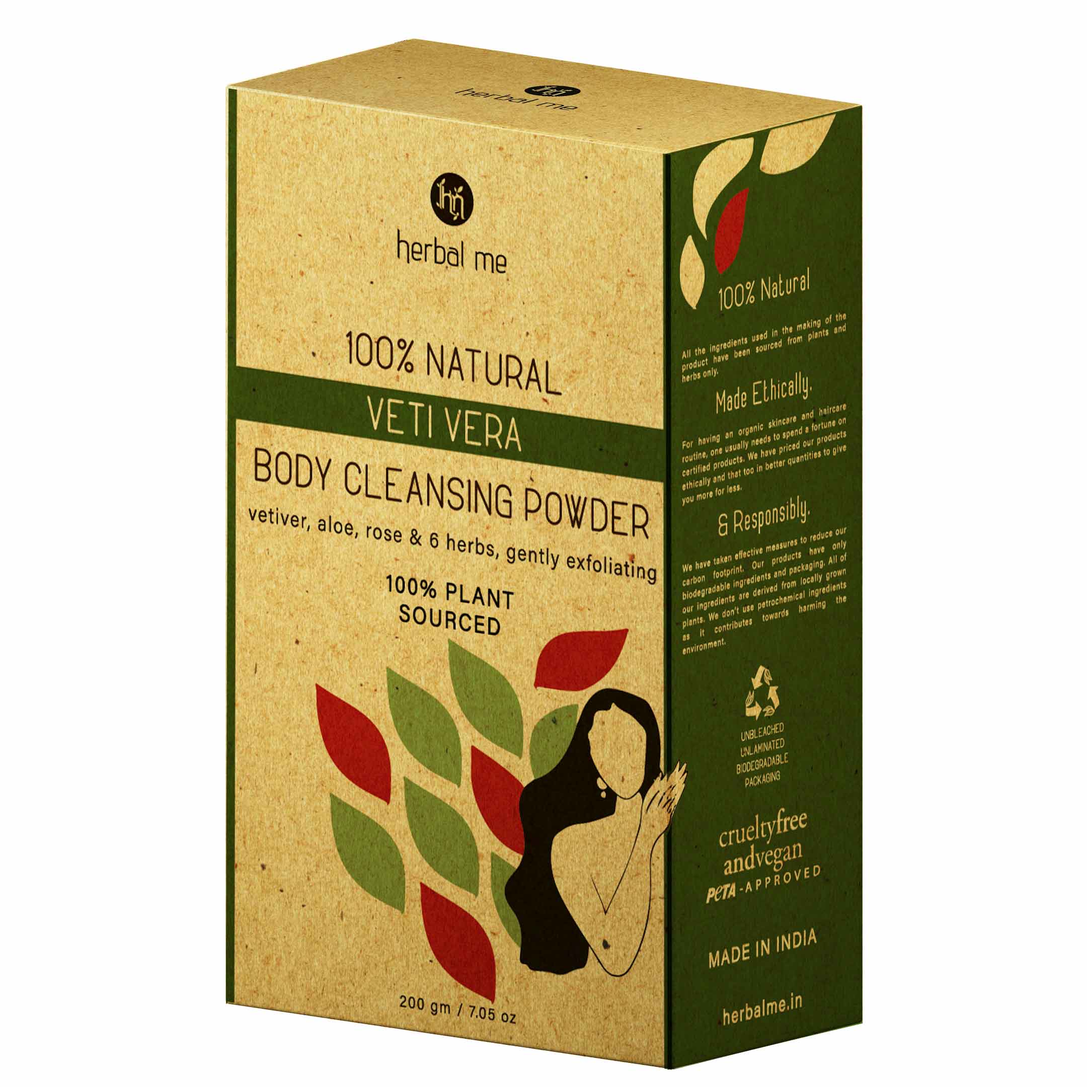 Veti Vera - Body cleansing powder - Exfoliates & Cleanses - 200 gms ...